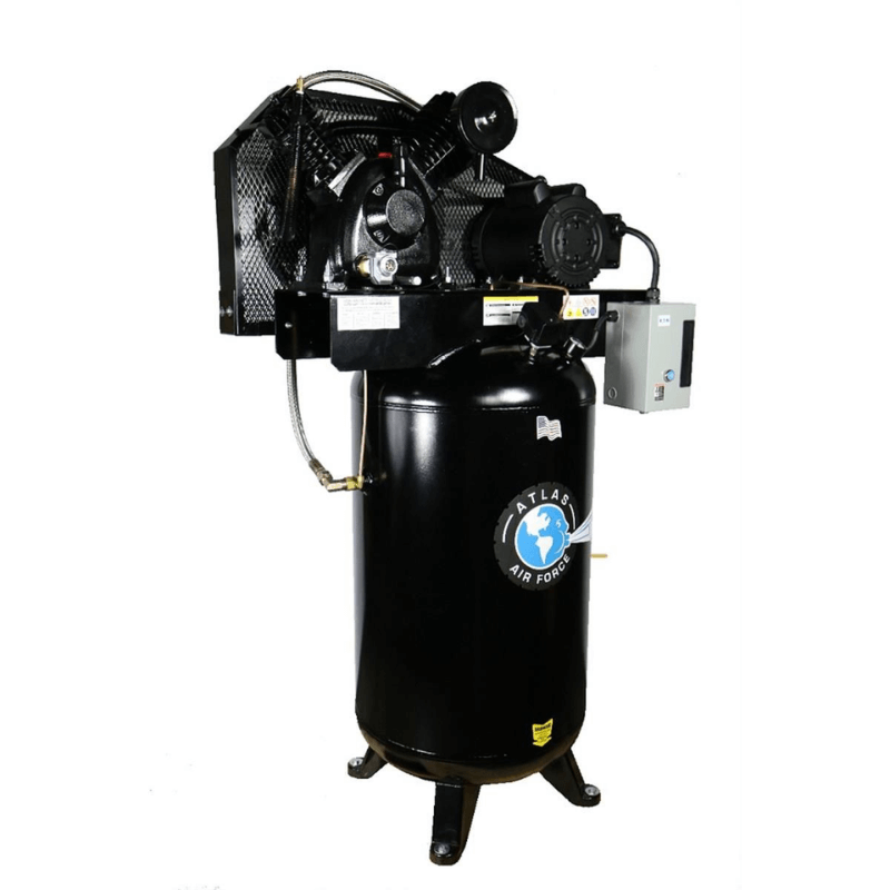Atlas AF8P 5HP 80 Gallon Air Compressor with Plus Package — HeavyLiftDirect