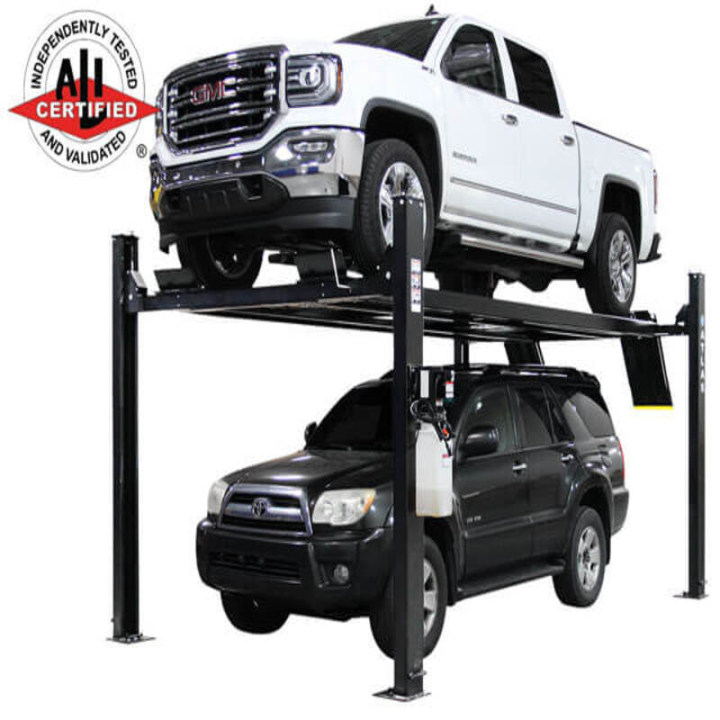 Atlas Apex 9, 9,000 lb 4 Post Vehicle Storage Lift - ALI Certified ...