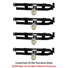 Atlas Garage Pro 8000 EXT, 8,000 lb 4 Post Vehicle Storage Lift- Extra ...
