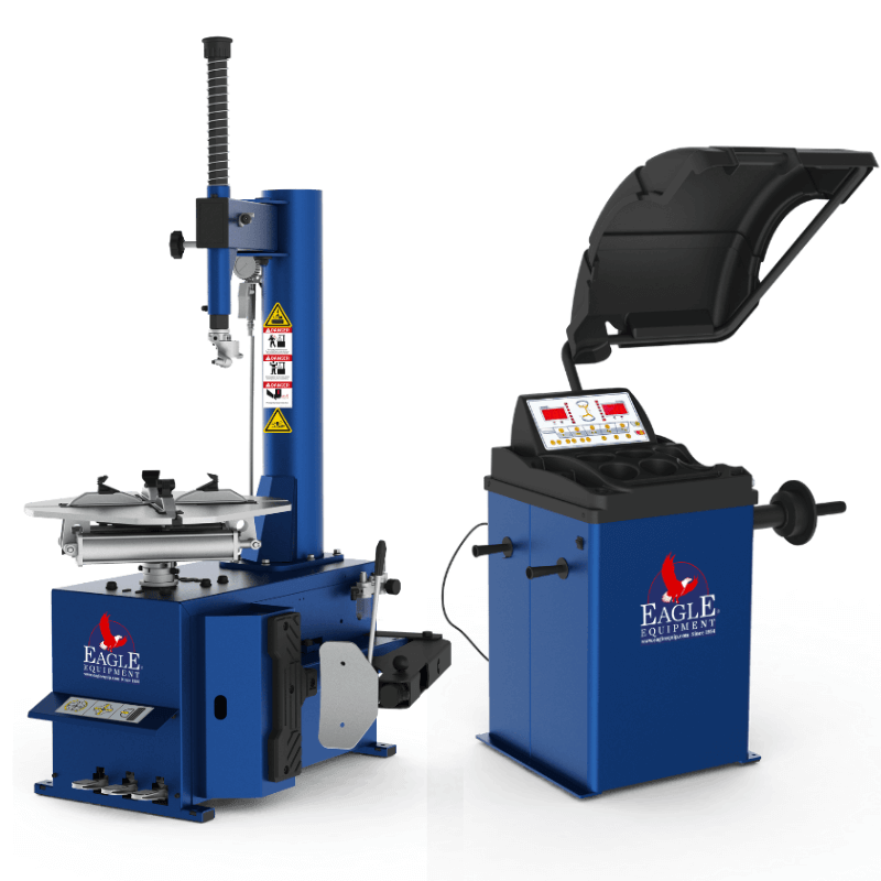 Eagle ETC-870N Tire Changer and EB-910 Wheel Balancer Combo Package ...