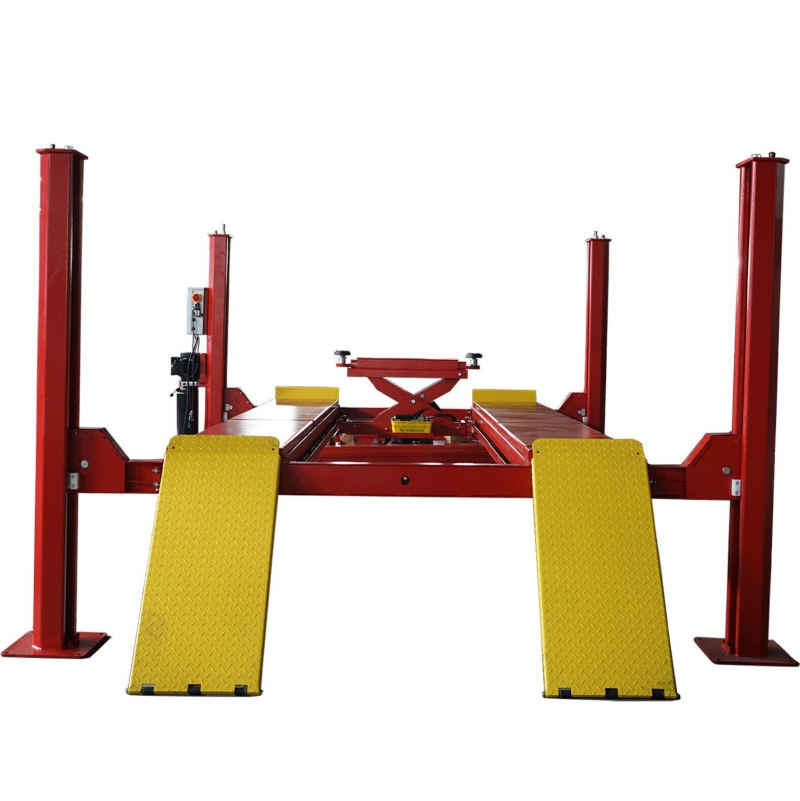 Katool KT-4H150, 4 Post Alignment Lift 15,000 lb - Rolling Jack Includ ...