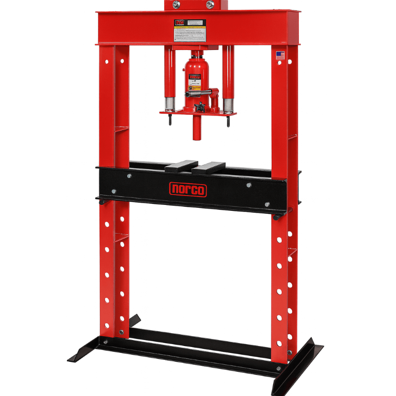 Norco 78013B 12-1/2 Ton Capacity Hand Pump Operated Shop Press ...