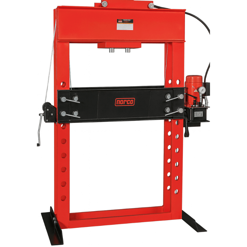 Norco 78078 50 Ton Capacity Electro/Hydraulic Pump Operated Shop Press ...