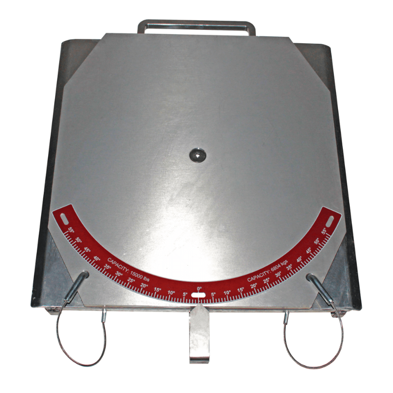 QSP 25-24-A-P Heavy-Duty Truck Aluminum Turn Plates with SS Pointer ...