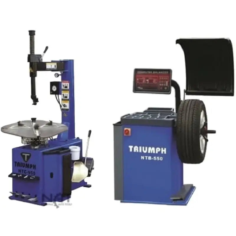 Triumph NTC-950 Tire Changer with NTB-550 Wheel Balancer Combo ...